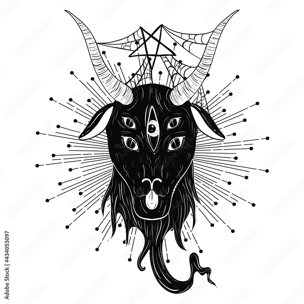 Goat Devil Tattoo