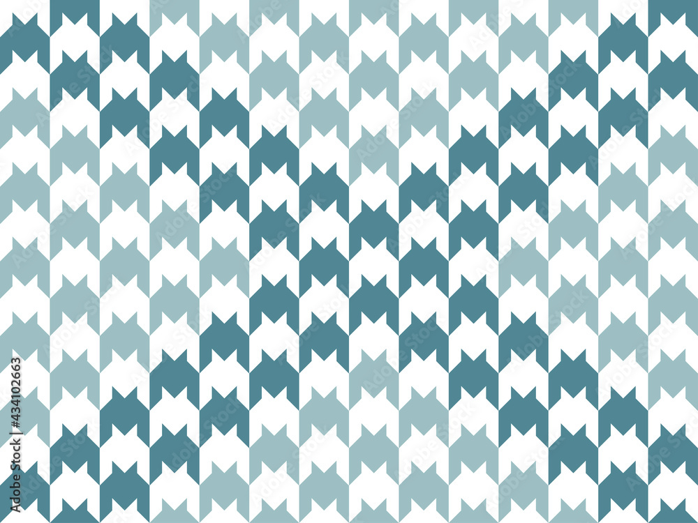 Stylish goose foot. Pattern of gray and white crow's feet. Dark gray ...