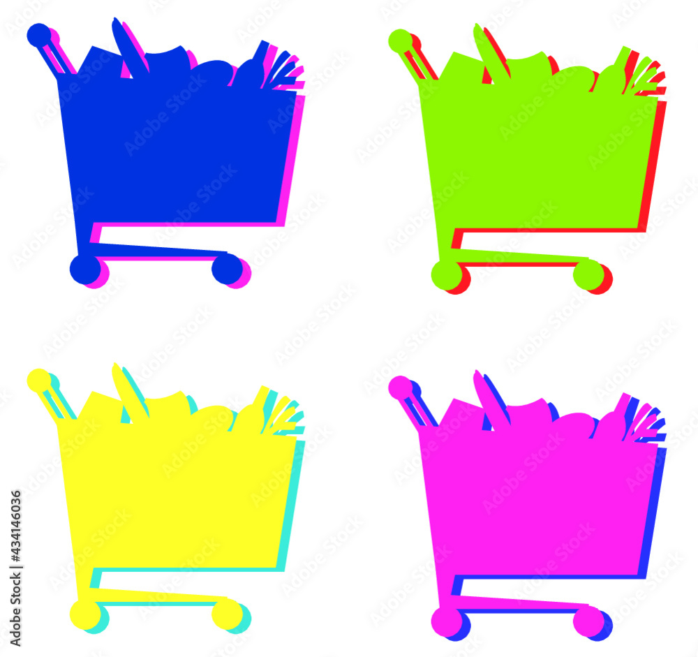 pictogramme chariot de course Stock Vector | Adobe Stock