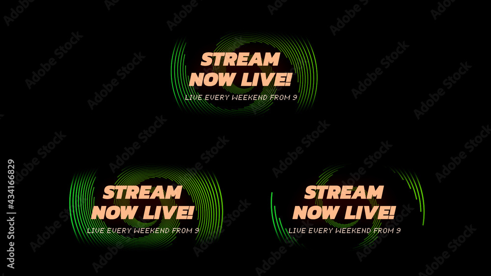 Cool Spiral Stream Lower Thirds Stock Template | Adobe Stock