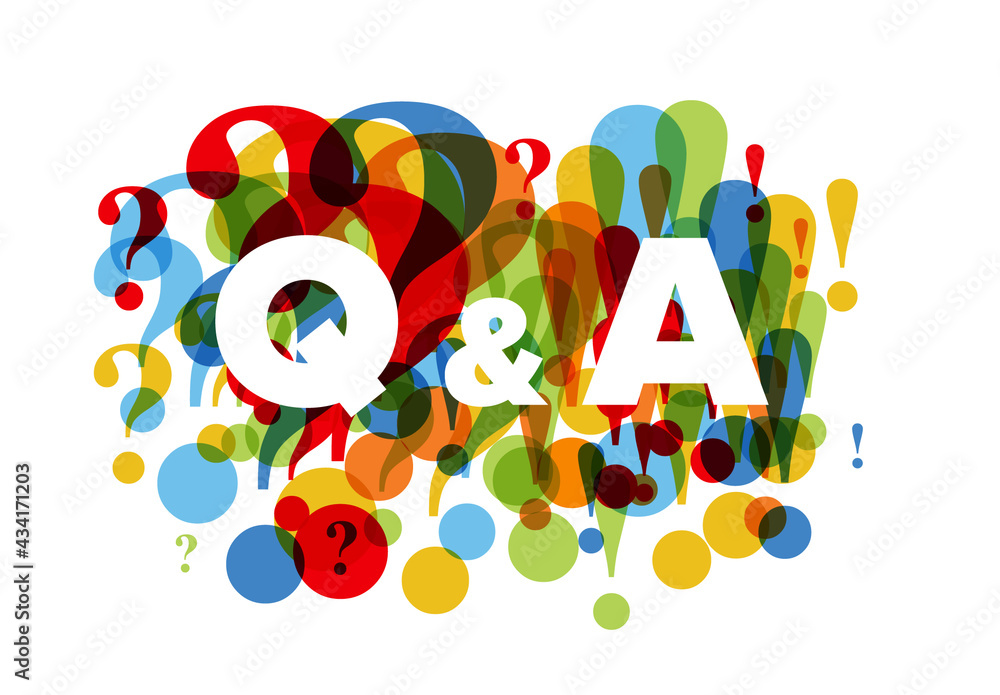 Question and Answer Concept Illustration Stock Template | Adobe Stock