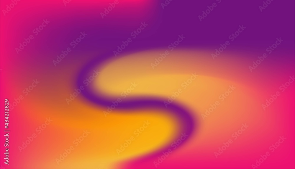 Abstract blurred gradient mesh background. Colorful smooth banner ...