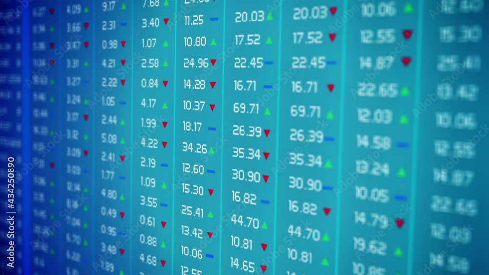 Stock Exchange Market Loop Global Business Video Stock Video | Adobe Stock