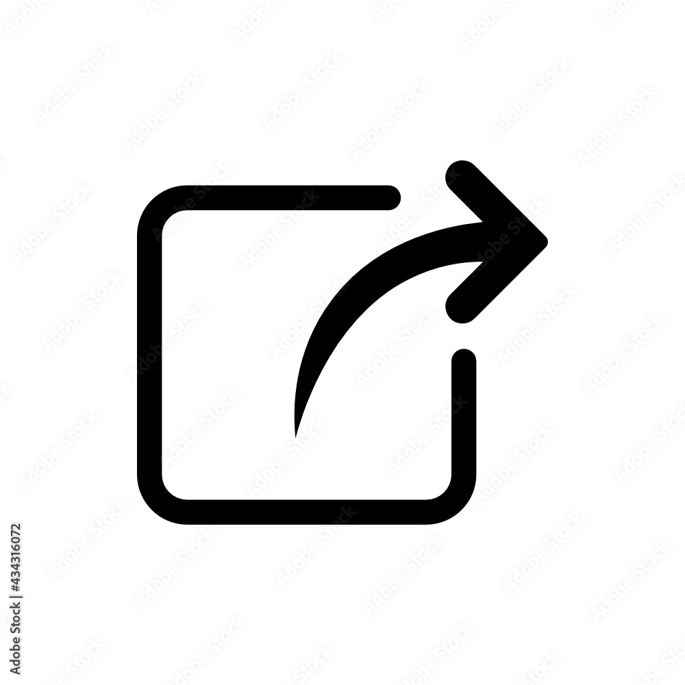 Share Icon. SVG Icon. Stock Vector | Adobe Stock