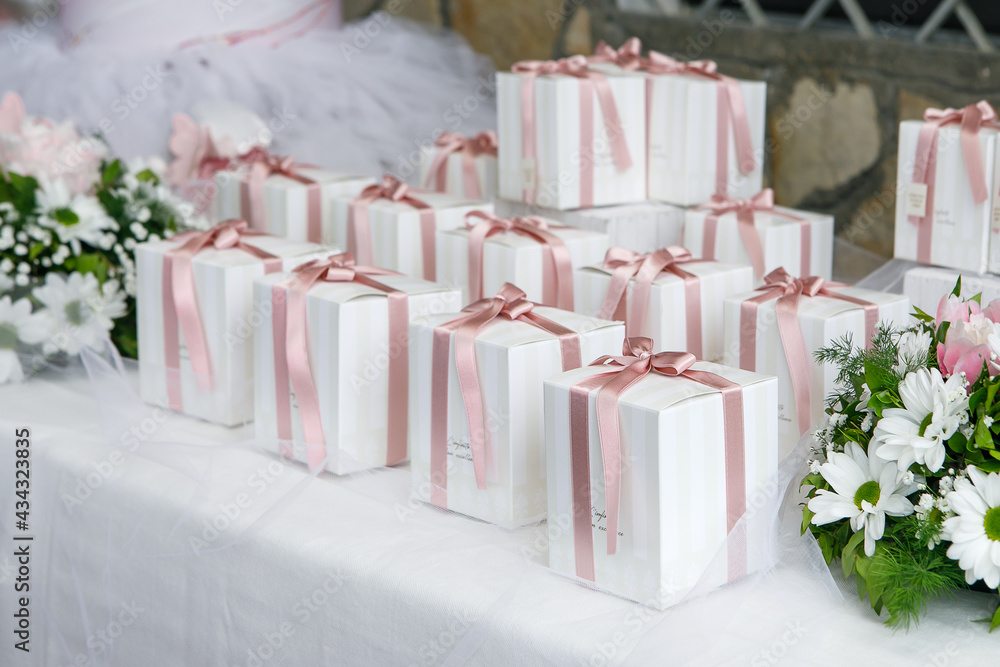 wedding, gift, party, bow, marriage, present, reception, favor ...