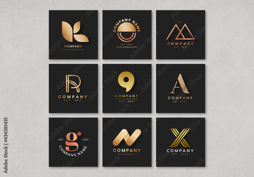 Luxury Business Logo Collection Stock Template | Adobe Stock