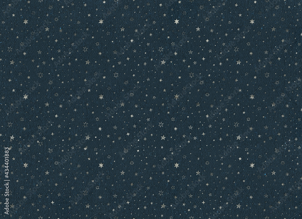 seamless blue texture stars craft paper background Stock Illustration ...