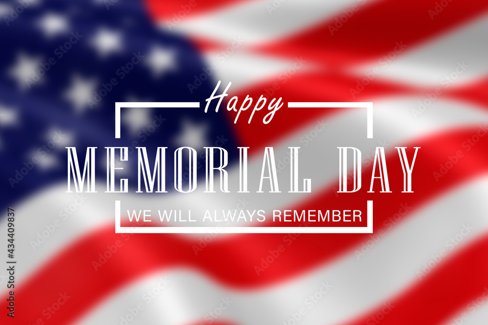 Memorial Day - Remember and Honor Poster. Usa memorial day celebration ...