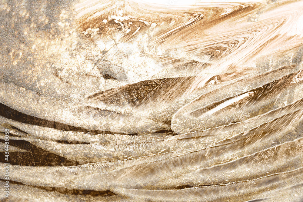 Gold layered background design resource Stock Photo | Adobe Stock