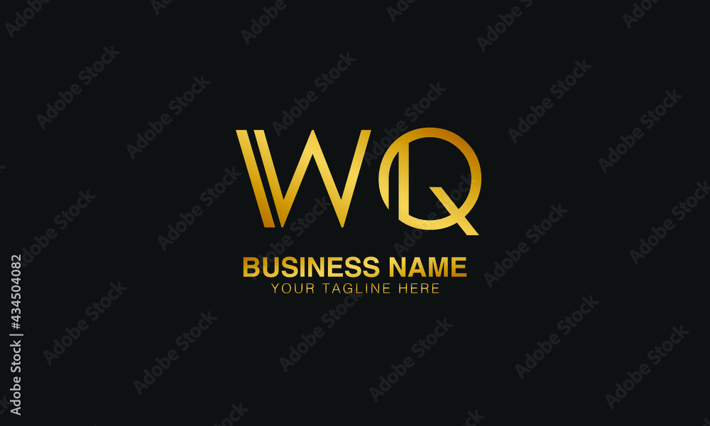 WQ W Q initial logo | initial based abstract modern minimal creative ...
