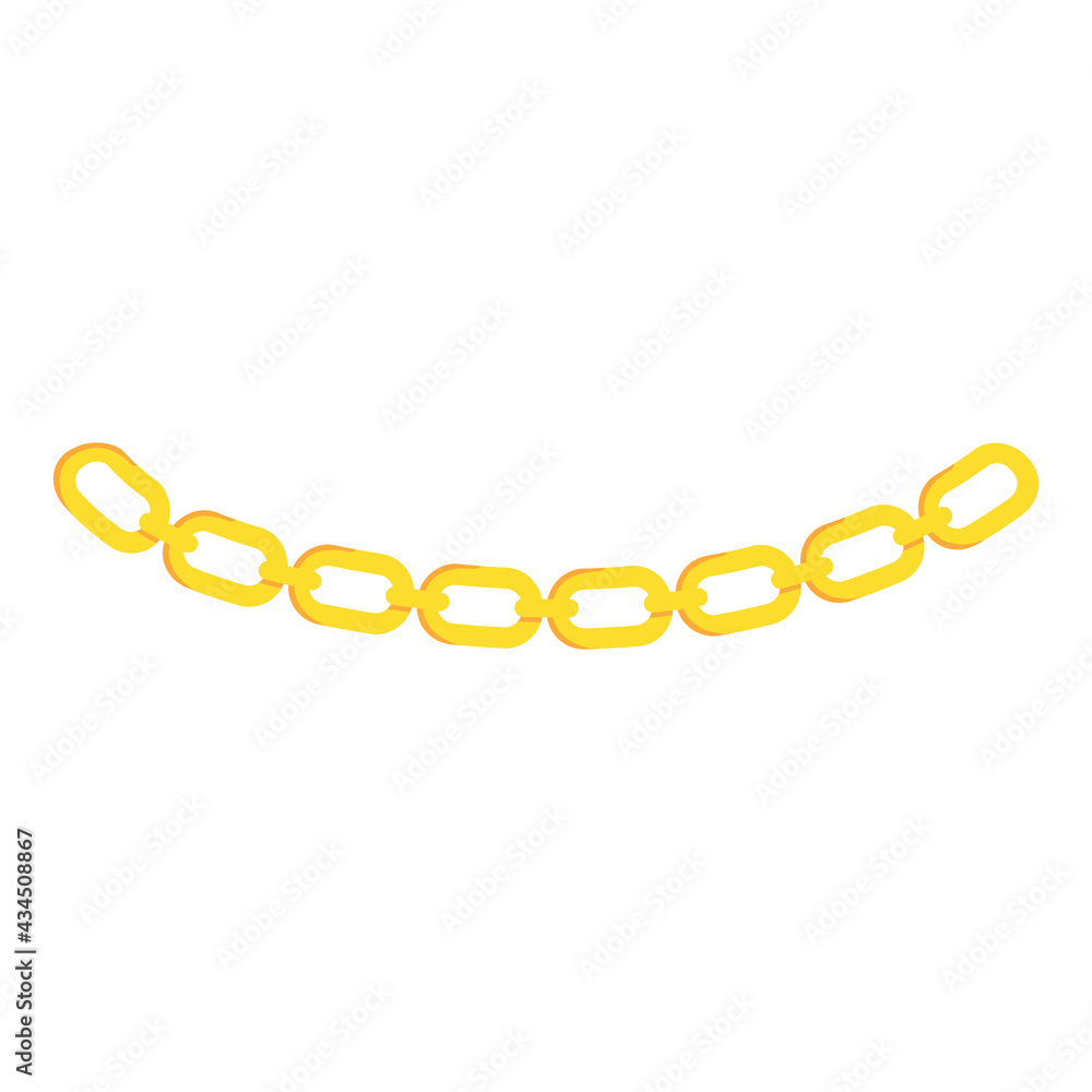 Gold Chain Link Vector