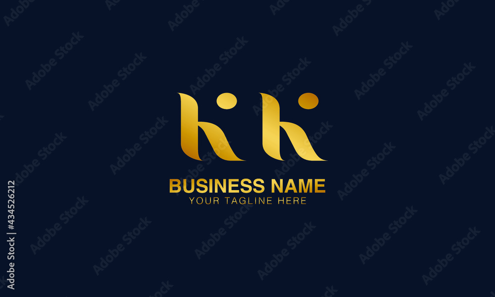 KK K initial logo | initial based abstract modern minimal creative logo ...