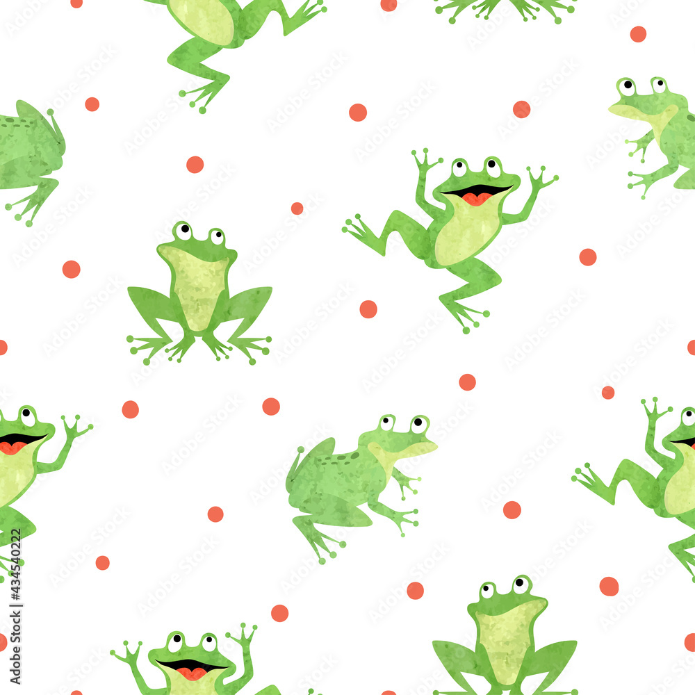 Cute Frog Background
