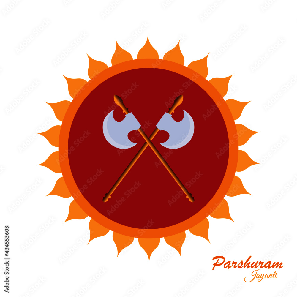 Vector illustration of Lord Parshuram Jayanti. Stock Vector | Adobe Stock