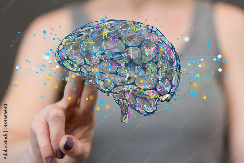 intelligence brain ai digtal 3d artificial intelligence Stock Photo ...