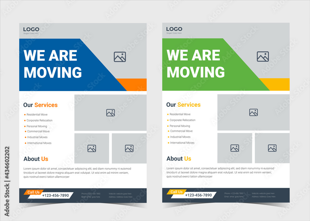 We are moving flyer template. House shifting services poster template ...