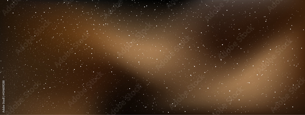 Astrology horizontal star universe background, The night with nebula in ...