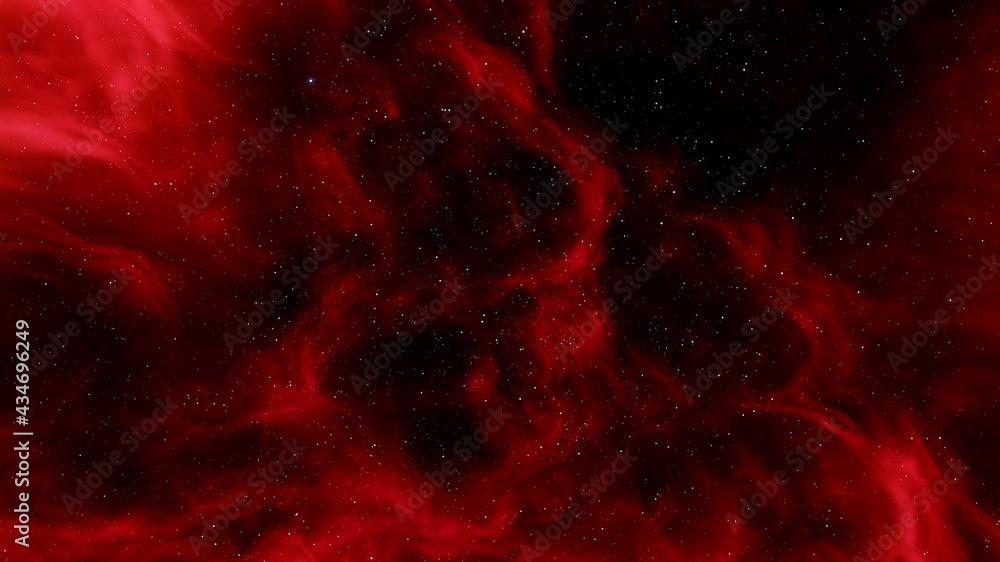 red-violet nebula in outer space, horsehead nebula, unusual colorful ...