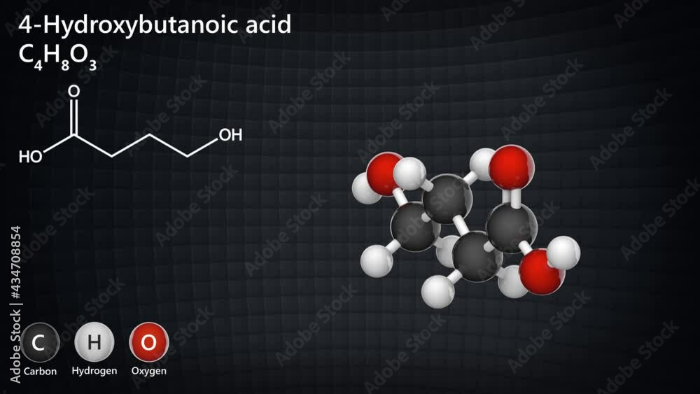 4-hydroxybutanoic acid (Gamma-Hydroxybutyric acid or GHB), is ...