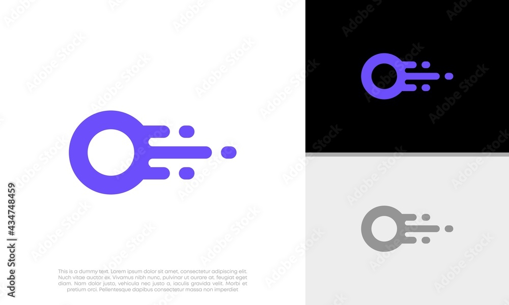 Space vector design templete. Comet logo. Galaxy. Set logo - vector ...