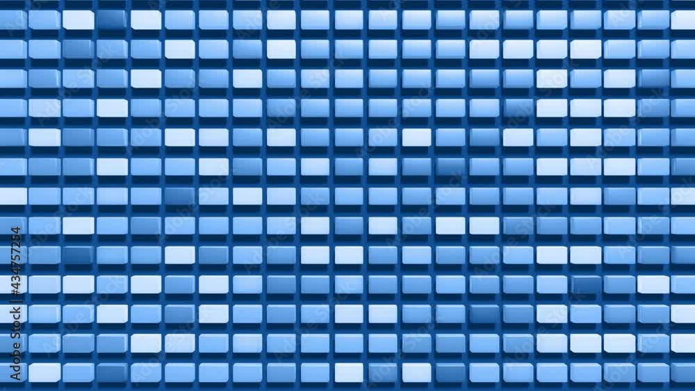 3d abstract geometric creative dark background with looping flowing ...