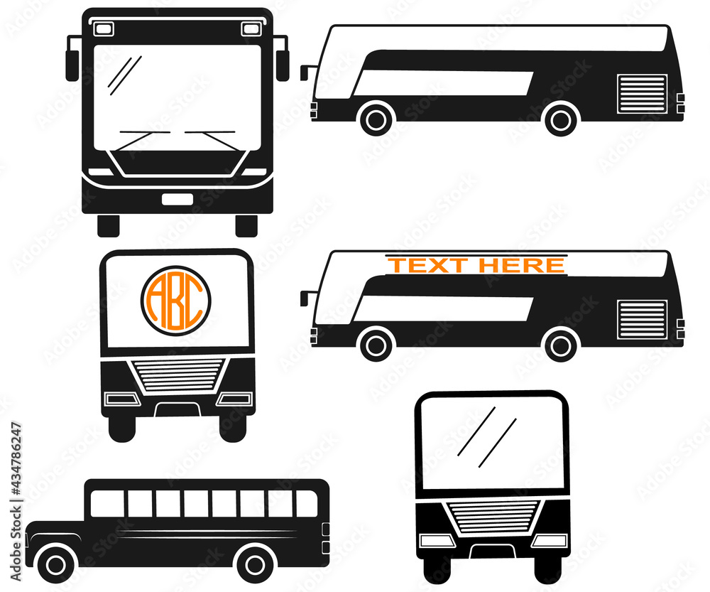 Event log buses vector, event log buses sign symbol icon vector , event ...