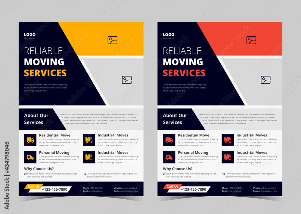We are moving flyer template. House shifting services poster template ...