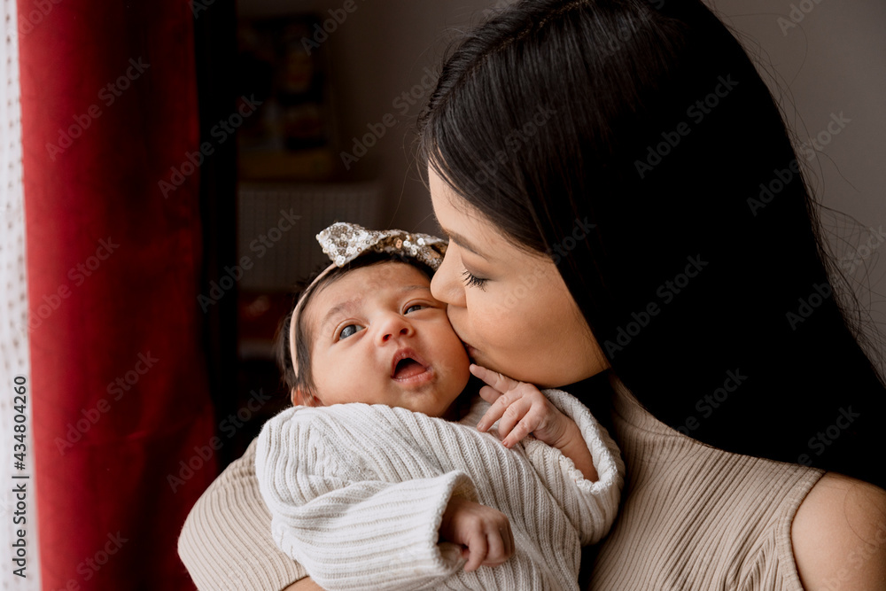 Hispanic Mother And Newborn