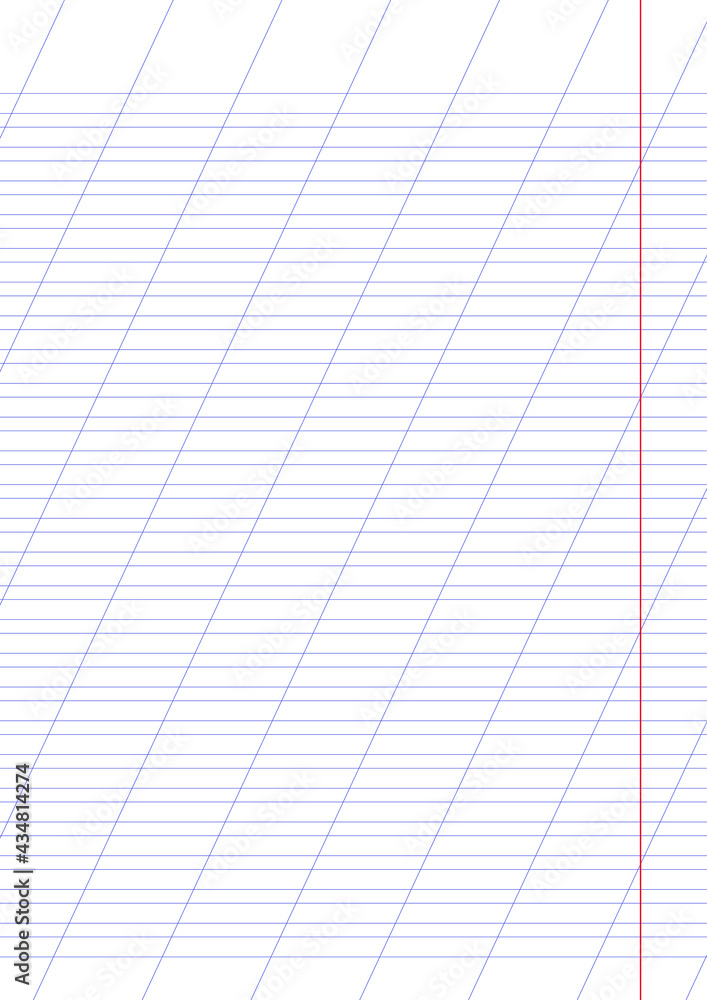 Graph paper. Printable lined grid paper with color horisontal, diagonal ...