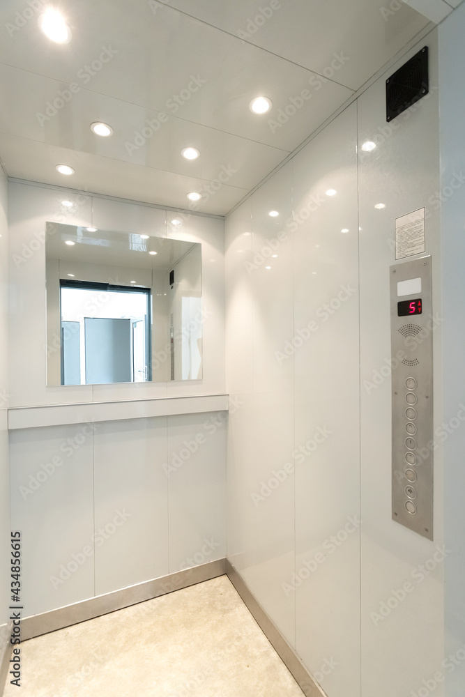 modern empty elevator interior, office Stock Photo | Adobe Stock
