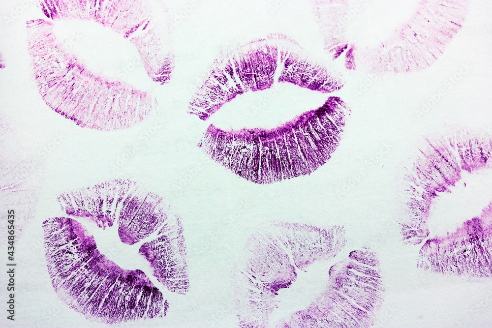 Lots Of Lips Background