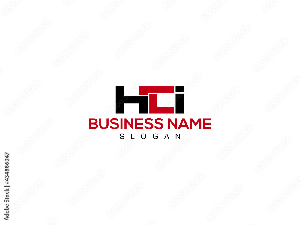 Letter HCI Logo Icon Design For Kind Of Use Stock Vector | Adobe Stock