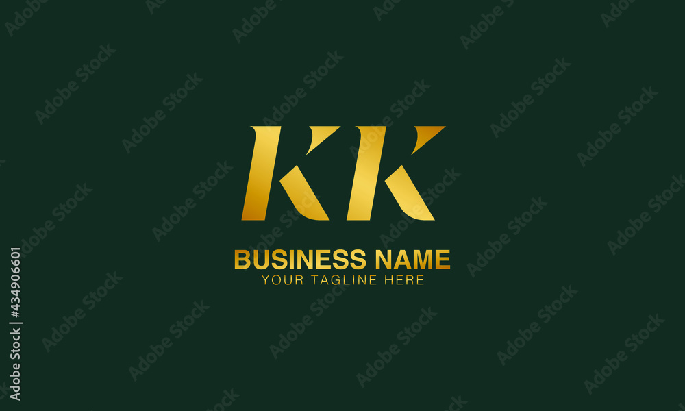 KK K initial logo | initial based abstract modern minimal creative logo ...