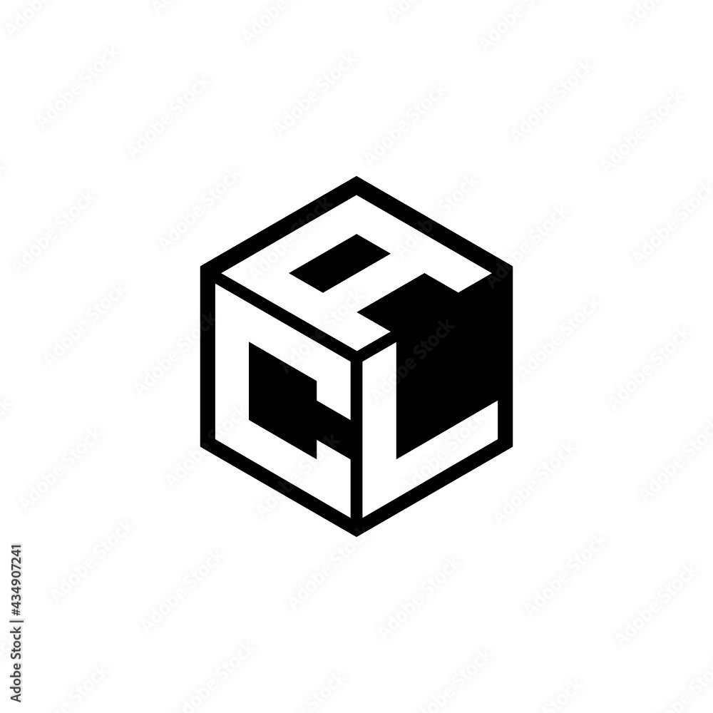 CLA letter logo design with white background in illustrator, vector ...