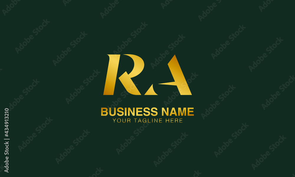 RA R A initial logo | initial based abstract modern minimal creative ...