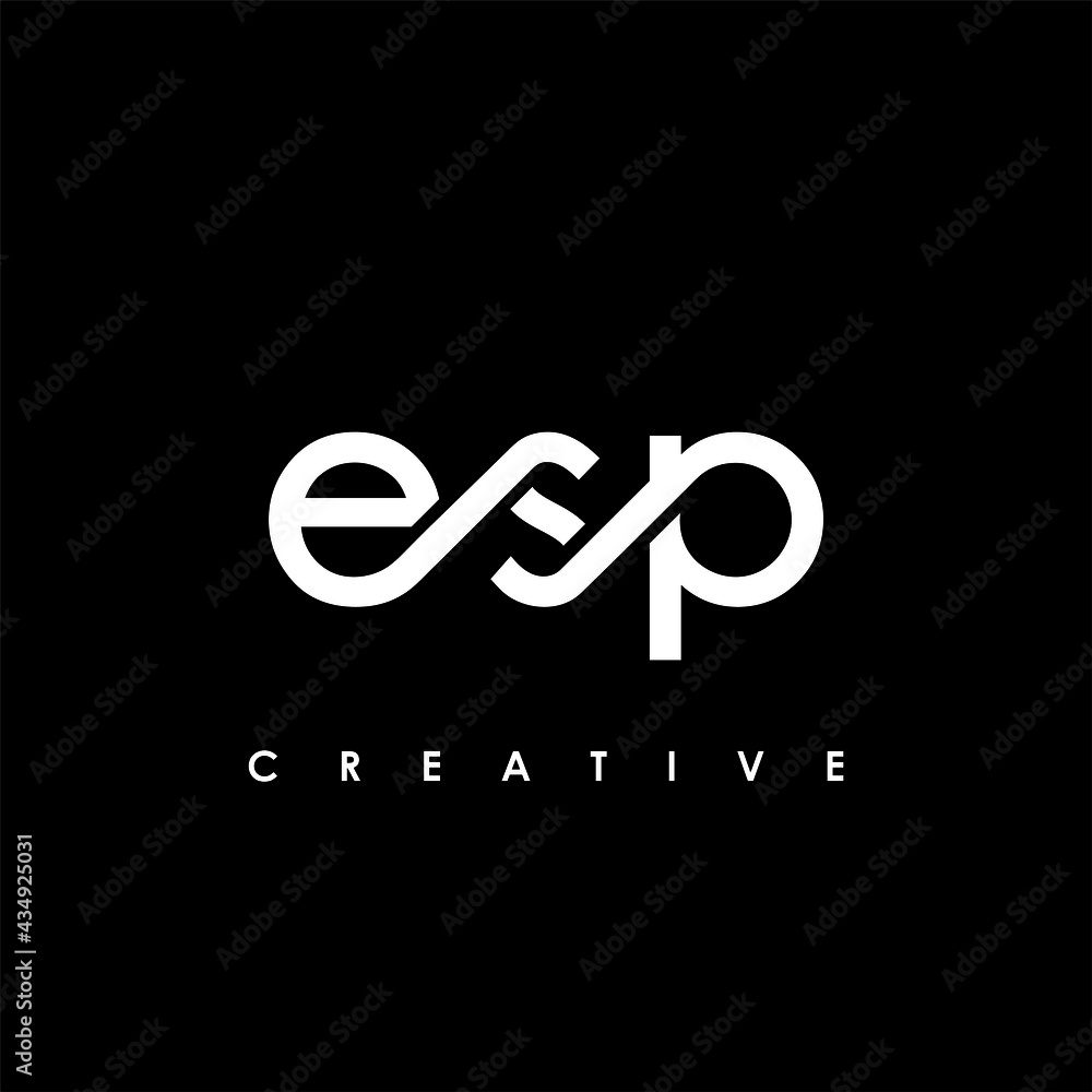 ESP Letter Initial Logo Design Template Vector Illustration Stock ...