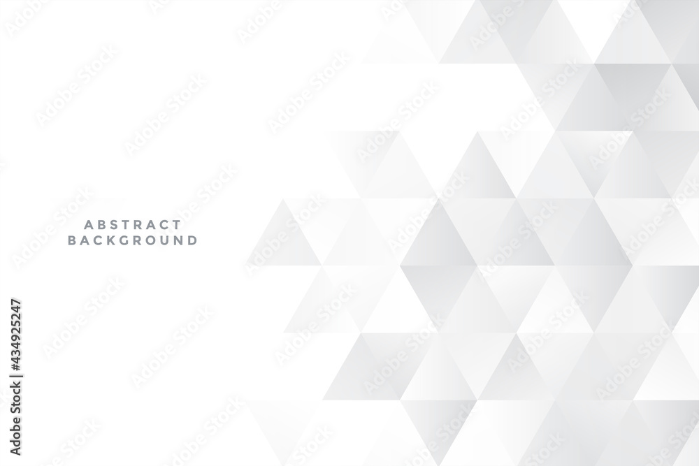 white triangles background with text space Stock Vector | Adobe Stock