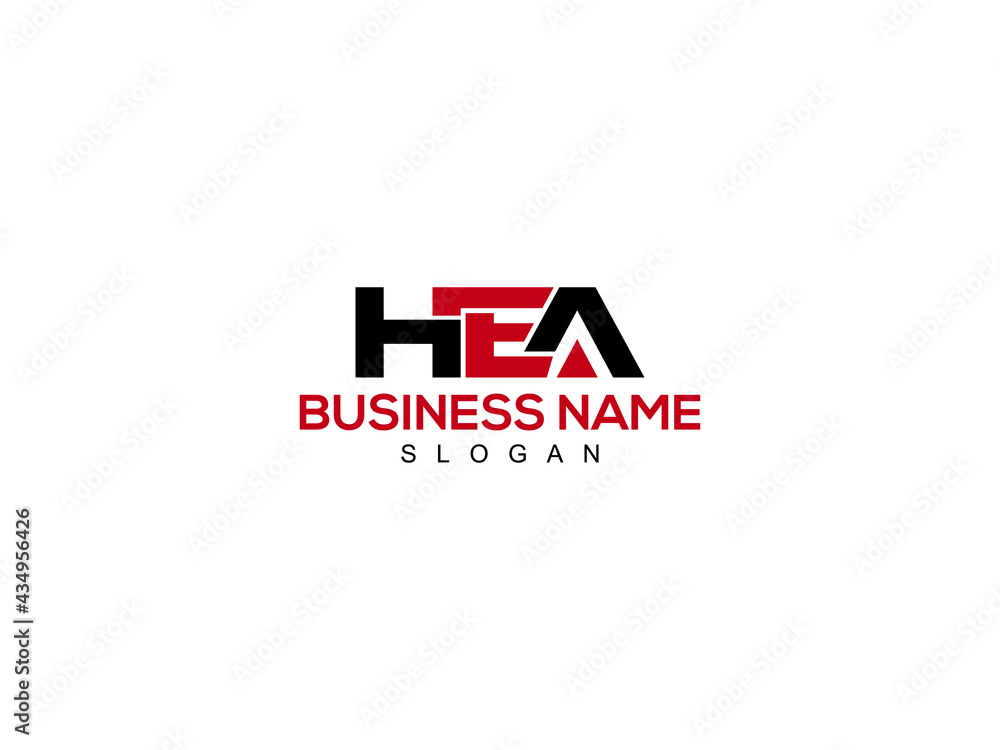 HEA Logo letter Icon For New Business Stock Vector | Adobe Stock