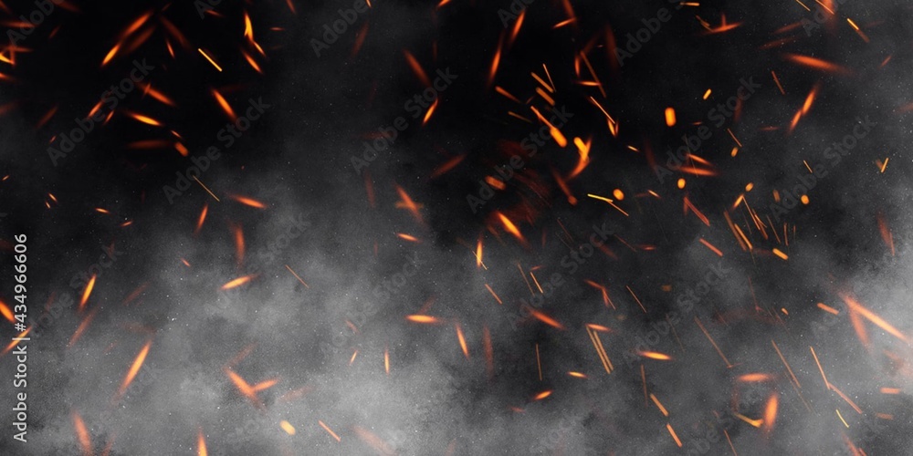 Spark Of Fire Stock Image Stock Photo | Adobe Stock