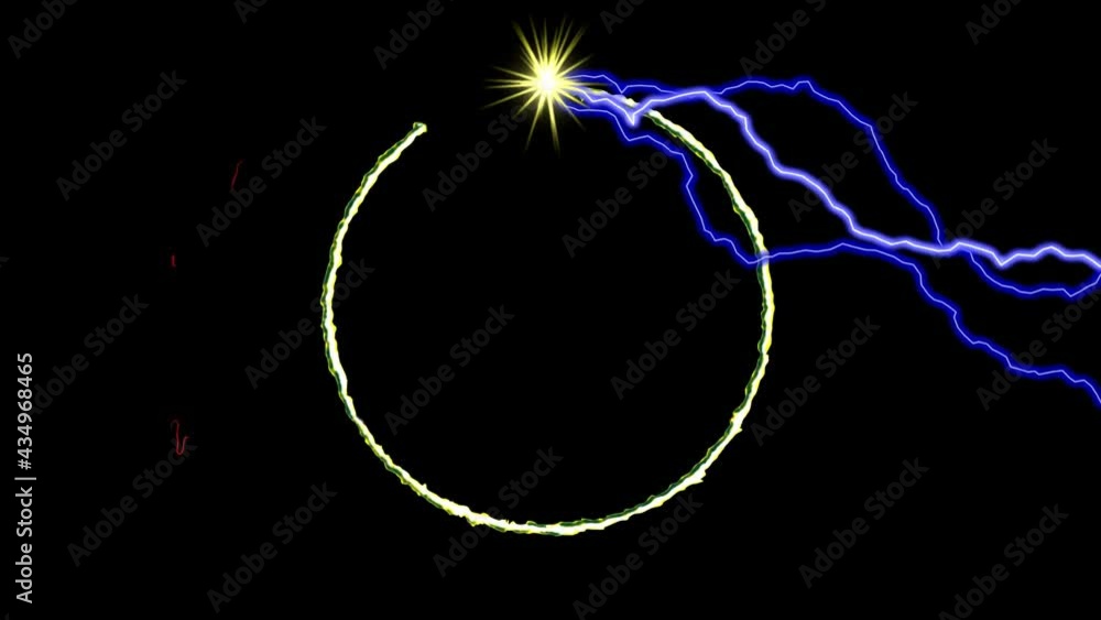 Electric arc draws golden PEACE SIGN on black background Electric arc ...