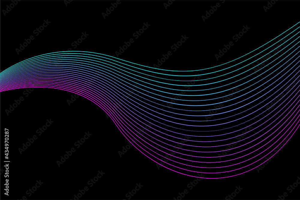 Line flexible stripes futuristic pattern background. Line artwork for ...