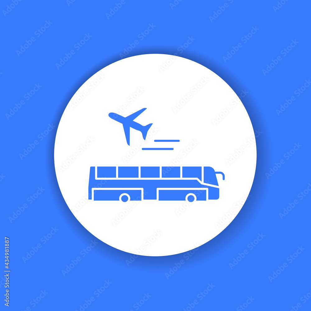 Passengers are sitting in the seats on the plane color glyph icon ...