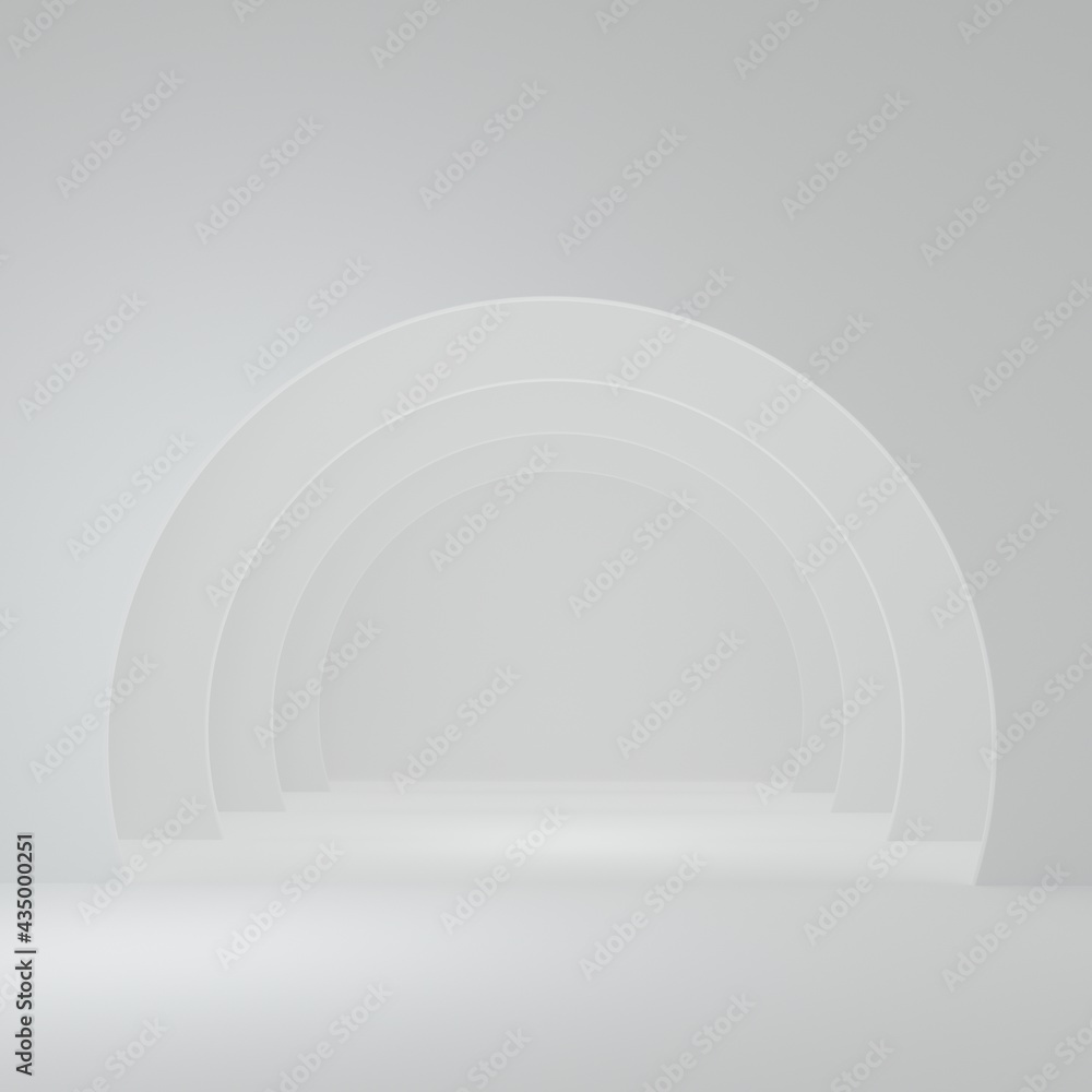 Luxury white Product Stand in white room ,Studio Scene For Product ...