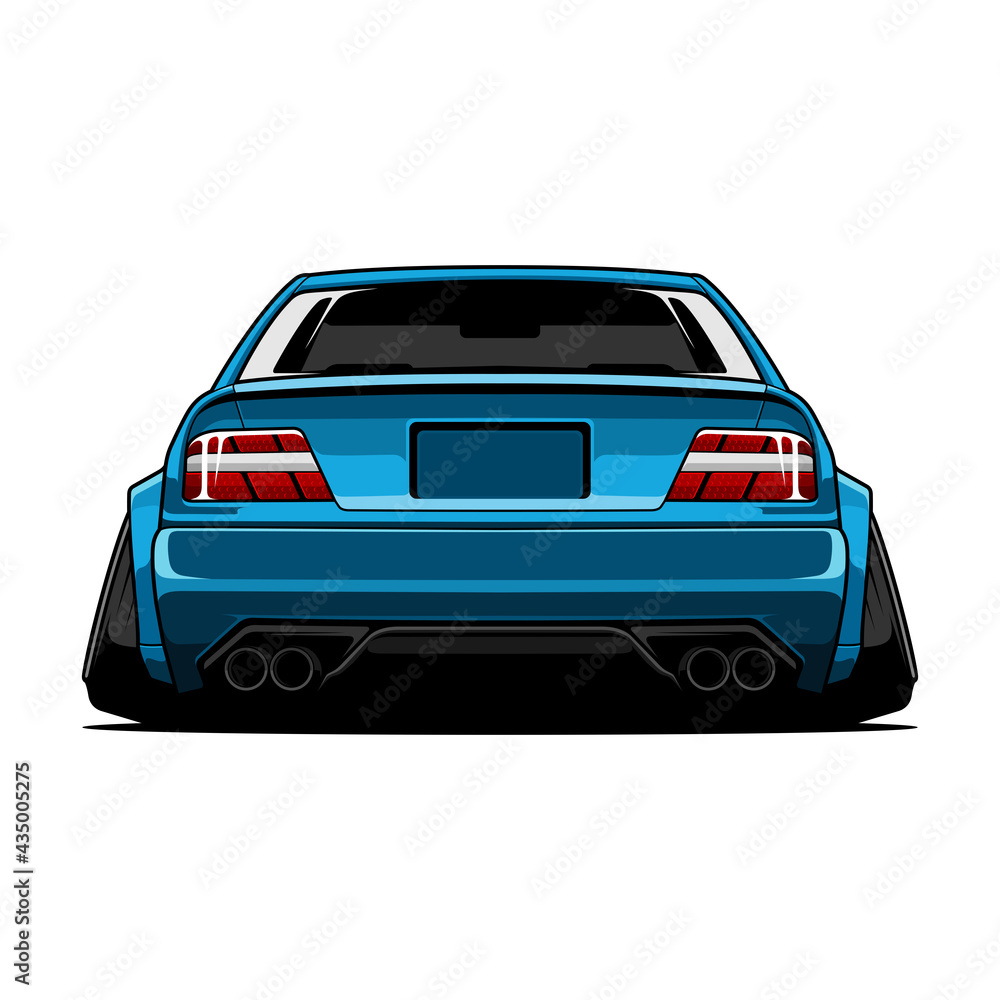 jdm car vector illustration Stock Vector | Adobe Stock