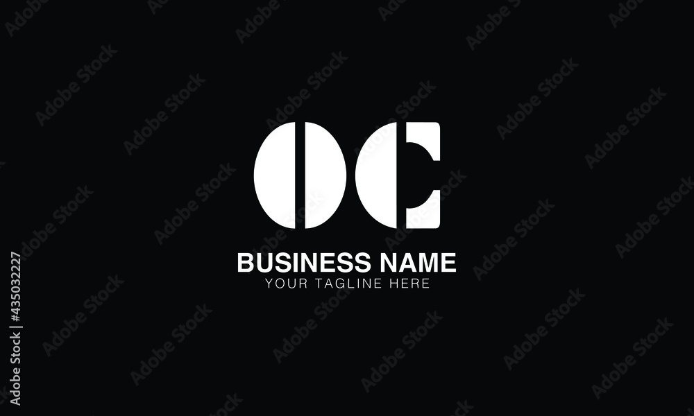 OC O C initial logo | initial based abstract modern minimal creative ...