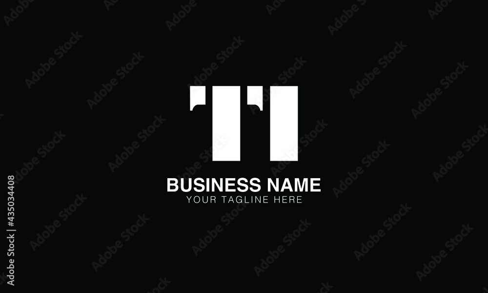 TI T I initial logo | initial based abstract modern minimal creative ...