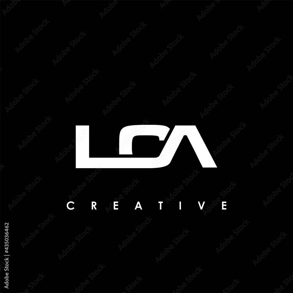 LCA Letter Initial Logo Design Template Vector Illustration Stock ...