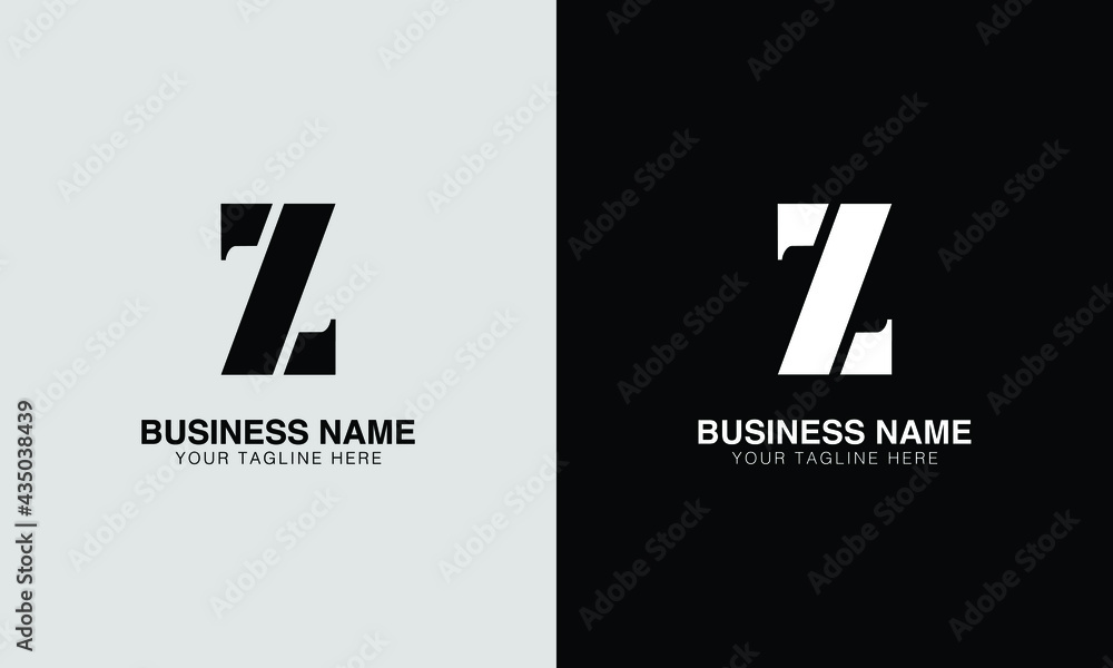 Z ZZ initial logo | initial based abstract modern minimal creative logo ...