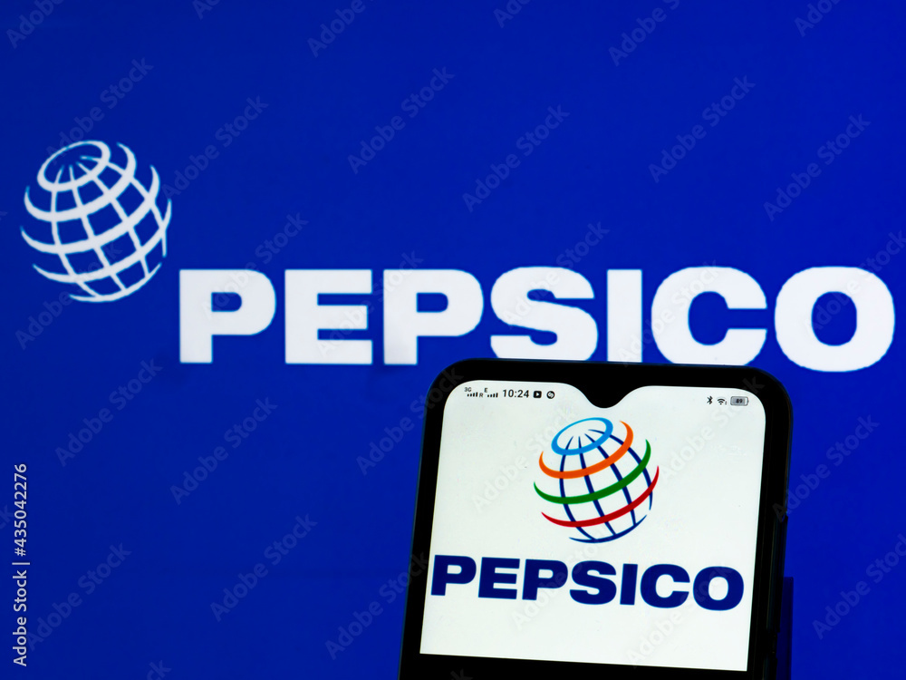 In this photo illustration PepsiCo, Inc. logo seen displayed on a ...