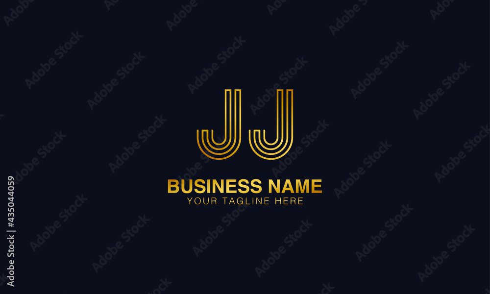 JJ J initial logo | initial based abstract modern minimal creative logo, vector template image ...